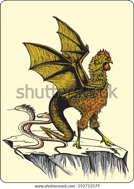 Basilisk Legendary Reptile Stock Vector (Royalty Free) 192713579 ... Basilisk Legendary Reptile Stock Vector (Royalty Free) 192713579 ...