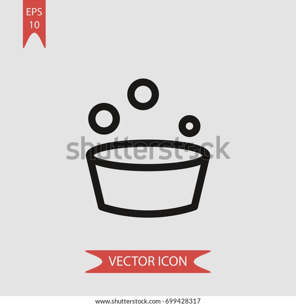 Basin Vector Icon Illustration Symbol Stock Vector (Royalty Free) 699428317
