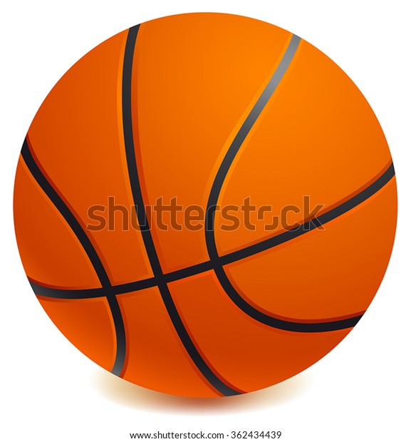 Basket Ball Isolated On Transparent Background Stock Vector (Royalty ...