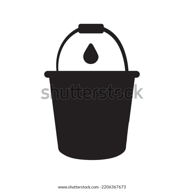 Basket Liquid Water Container Icon Black Stock Vector (Royalty Free ...