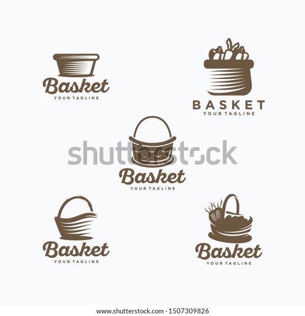 Basket Logo Design Vector Template Stock Vector (Royalty Free ...