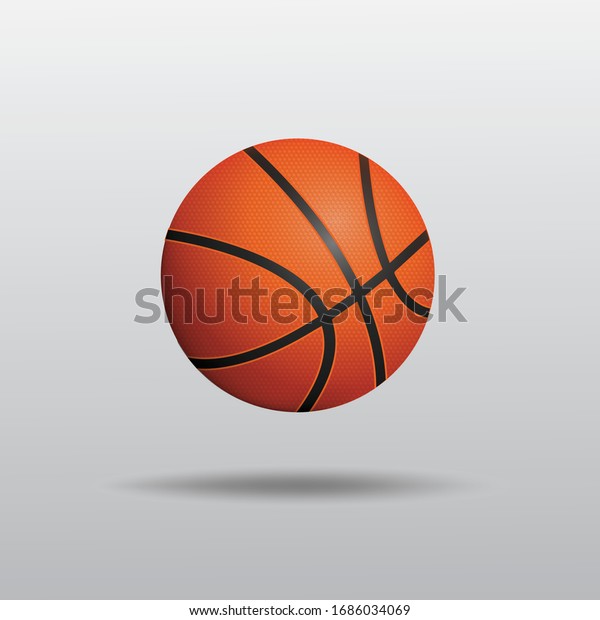 Basketball 3d Icon Logo Vector Illustration Stock Vector (Royalty Free ...