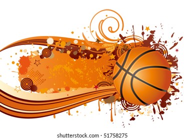 Basketball Design Element Stock Vector (Royalty Free) 51758275