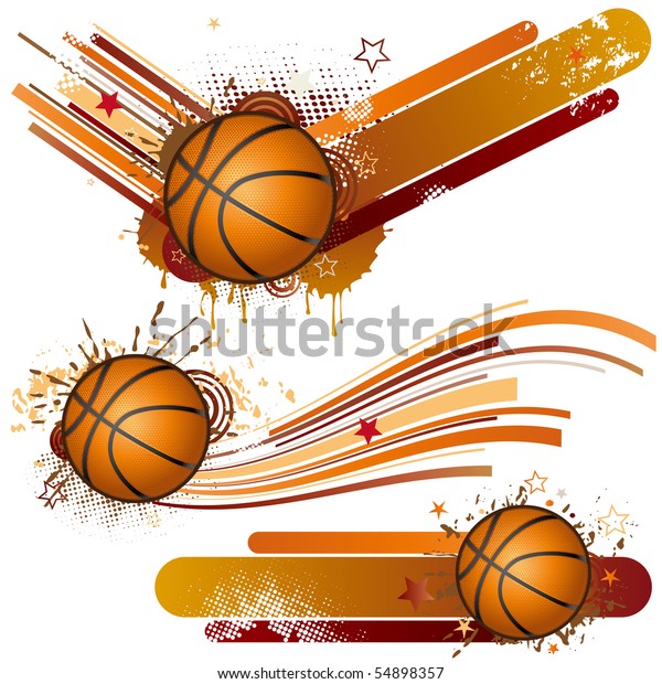 Basketball Design Element Stock Vector (Royalty Free) 54898357 ...