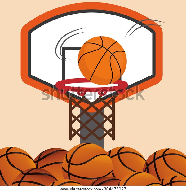 Basketball Digital Design Vector Illustration 10 Stock Vector (Royalty ...