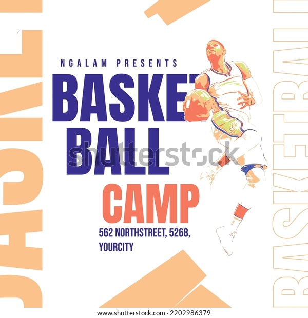 Basketball Final Game Flyer Template Stock Vector (Royalty Free ...