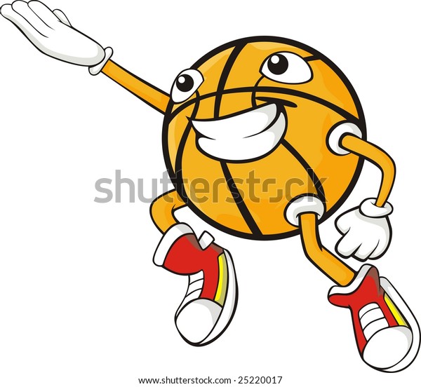 Basketball Layup Stock Vector (Royalty Free) 25220017