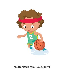 Basketball Player Stock Vector (Royalty Free) 265588391 | Shutterstock