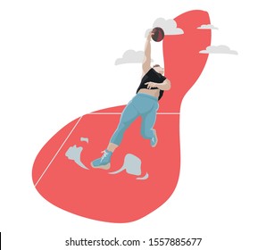 Basketball Player Basketball Design Vector Athlete Stock Vector ...