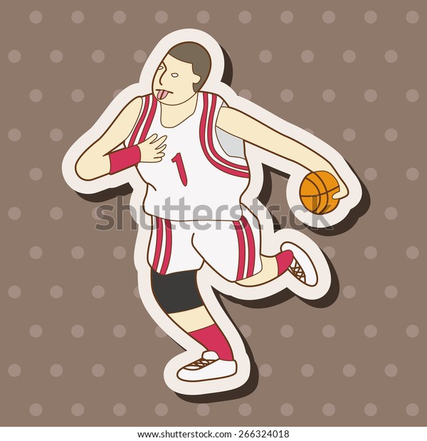 Basketball Player Elements Vectoreps Stock Vector (Royalty Free ...