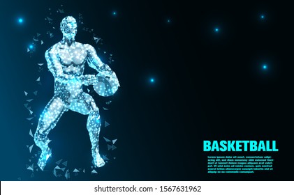 Basketball Playerabstract Technology Future Artificial ...