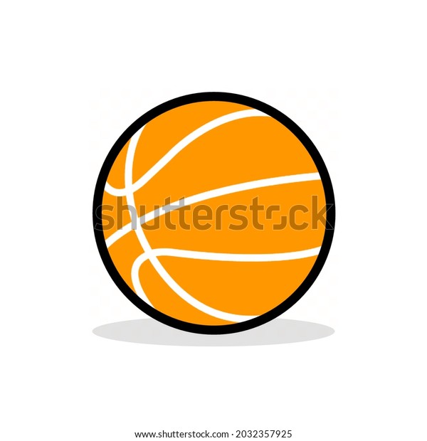 Basketball Simple Logo Illustration Vector Graphic Stock Vector ...