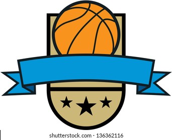 Basketball Team Crest Stock Vector (Royalty Free) 136362116 | Shutterstock