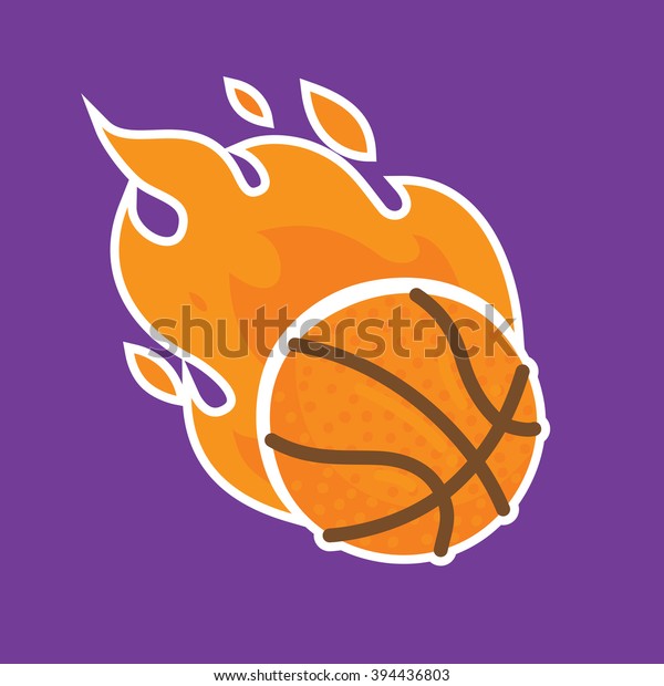 Basketball Team Icon Template Isolated Vector: vector de stock (libre ...