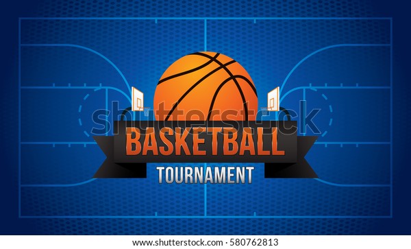 Basketball Tournament Vector Illustration Stock Vector (Royalty Free ...