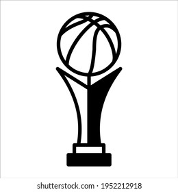 Basketball Trophy Vector