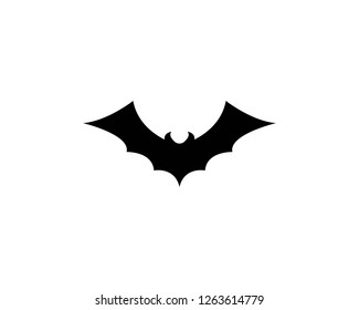 Bat Icon Web Isolated On White Stock Vector (Royalty Free) 1263614779 ...