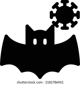 Bat Vector Illustration On Transparent Background Stock Vector (Royalty ...