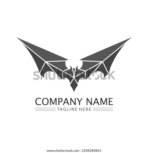 Bat Wing Vector Icon Logo Template Stock Vector (Royalty Free ...