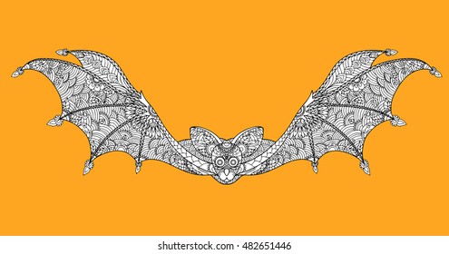 654 Bat zentangle Images, Stock Photos & Vectors | Shutterstock