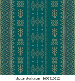 Batak Ethnic Seamless Pattern Motif Ulos Stock Vector (Royalty Free ...