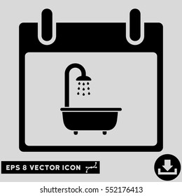 Bath Calendar Day Icon Vector Eps Stock Vector (Royalty Free) 552176413 ...