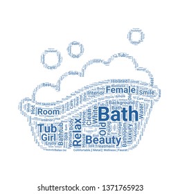 Bath Tub Word Cloud Tag Cloud Stock Vector (Royalty Free) 1371765923 ...