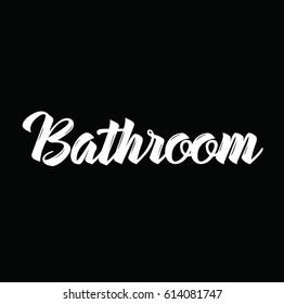 46,128 Bathroom text Images, Stock Photos & Vectors | Shutterstock