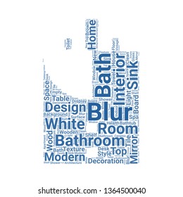 Bathroom Word Cloud Tag Cloud About Stock Vector (Royalty Free ...