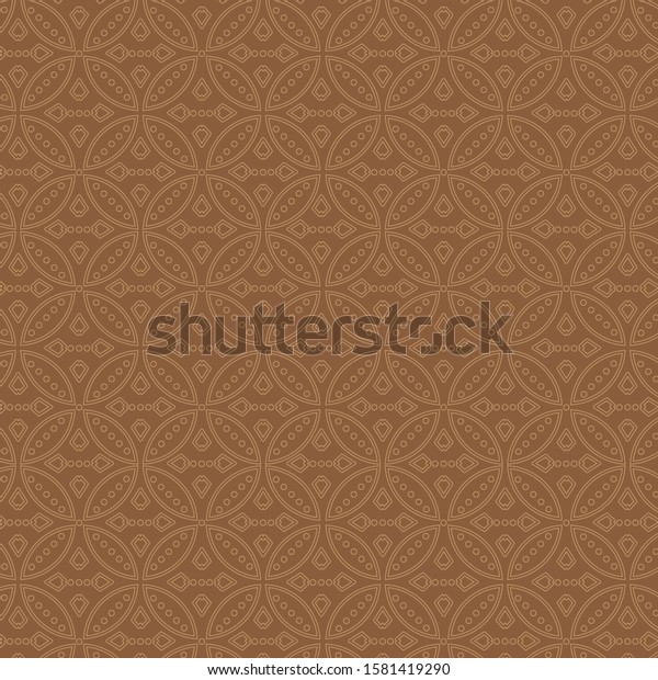 Batik Bali Pattern Traditional Indonesia Line Stock Vector (Royalty ...