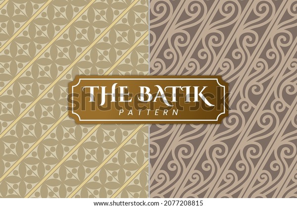 Batik Classic Pattern Your Fashion Design Stock Vector (Royalty Free ...