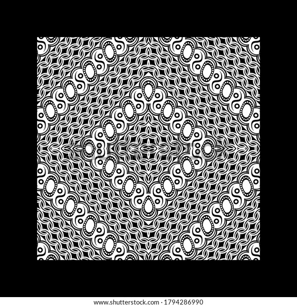 Batik Illustration Design Minimalist Concept Simple Stock Vector ...