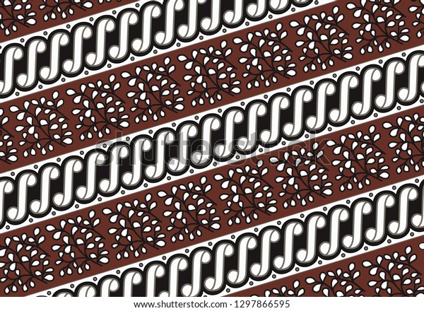 Batik Indonesian Technique Waxresist Dyeing Applied Stock Vector ...