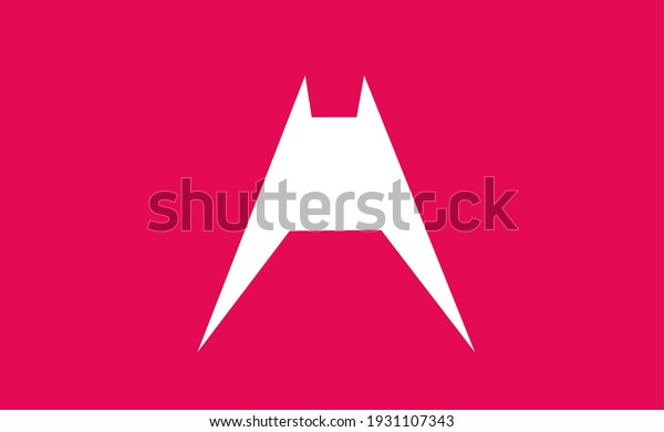 Batman Alphabet Colorful Letter Mark Monogram Stock Vector (Royalty ...