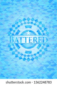 Customer Service Light Blue Emblem Mosaic Stock Vector (Royalty Free ...
