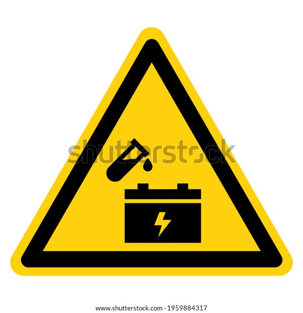 Battery Acid Symbol Sign Vector Illustration Stock Vector (Royalty Free ...