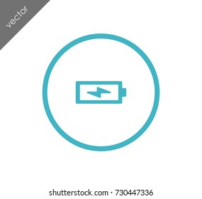 Battery Charging Status Icon Stock Vector (Royalty Free) 730447336 ...