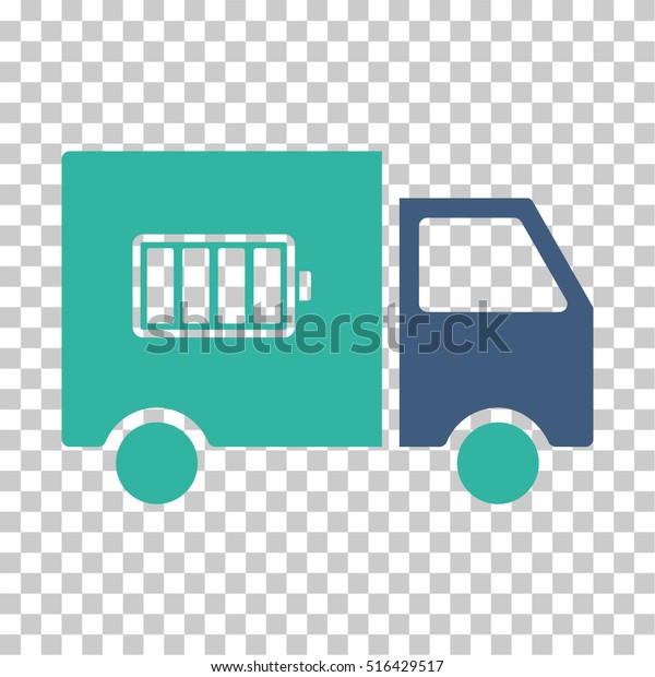 Battery Delivery Truck Eps Vector Icon Stock Vector (Royalty Free ...
