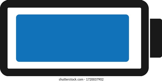 Battery Full Charge Icon Battery Full Stock Vector (Royalty Free ...