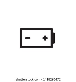 Battery Linear Icon Plus Minus Symbols: Vector có sẵn (miễn phí bản ...