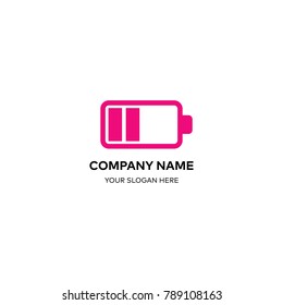 Battery Logo Design Vector Sign Template Stock Vector (Royalty Free ...