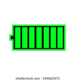 Battery Logo White Background Stock Vector (Royalty Free) 1450625471 ...