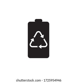 Battery Recycling Icon Vector Isolated Stock Vector (Royalty Free ...