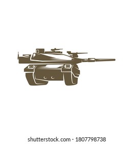 Battle Tank Logo Design Vector Camouflage Stock Vector (Royalty Free ...