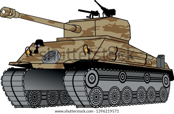 Battle Tank Vector Vector Graphic Design Stock Vector (Royalty Free ...