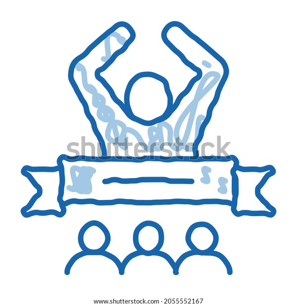 Battle Winner Sketch Icon Vector Hand Stock Vector (Royalty Free ...