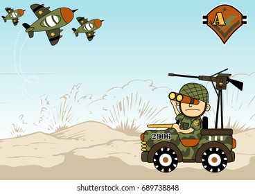 Battlefield Vector Cartoon Illustration Stock Vector (Royalty Free ...
