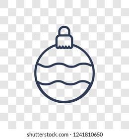 Bauble Icon Trendy Linear Bauble Logo Stock Vector (Royalty Free ...