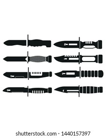 Bayonet Icon Vector Symbol Icon: vector de stock (libre de regalías ...