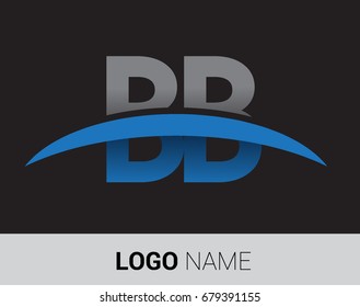 Bb Initial Logo Company Name Colored Stock Vector (Royalty Free ...